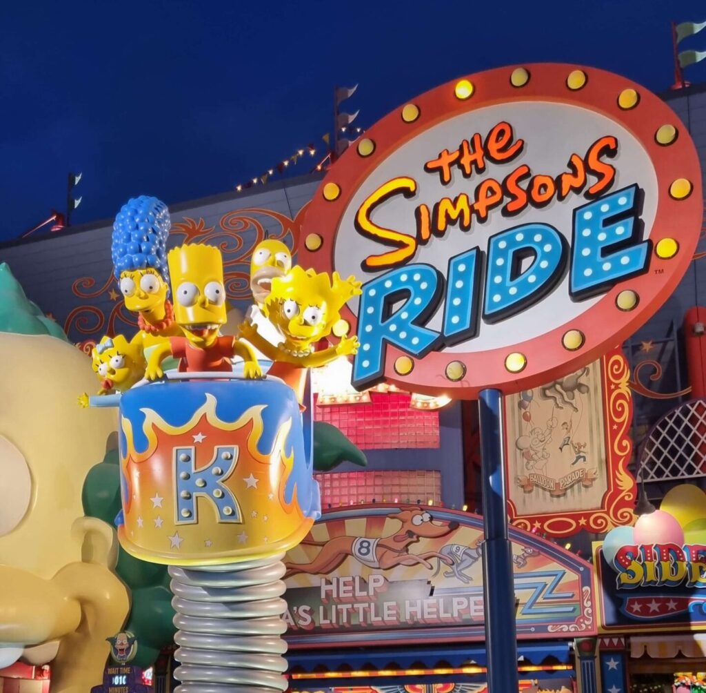 SIMULADOR The Simpsons Ride: Tudo Sobre a Atração Mais Maluca de ...